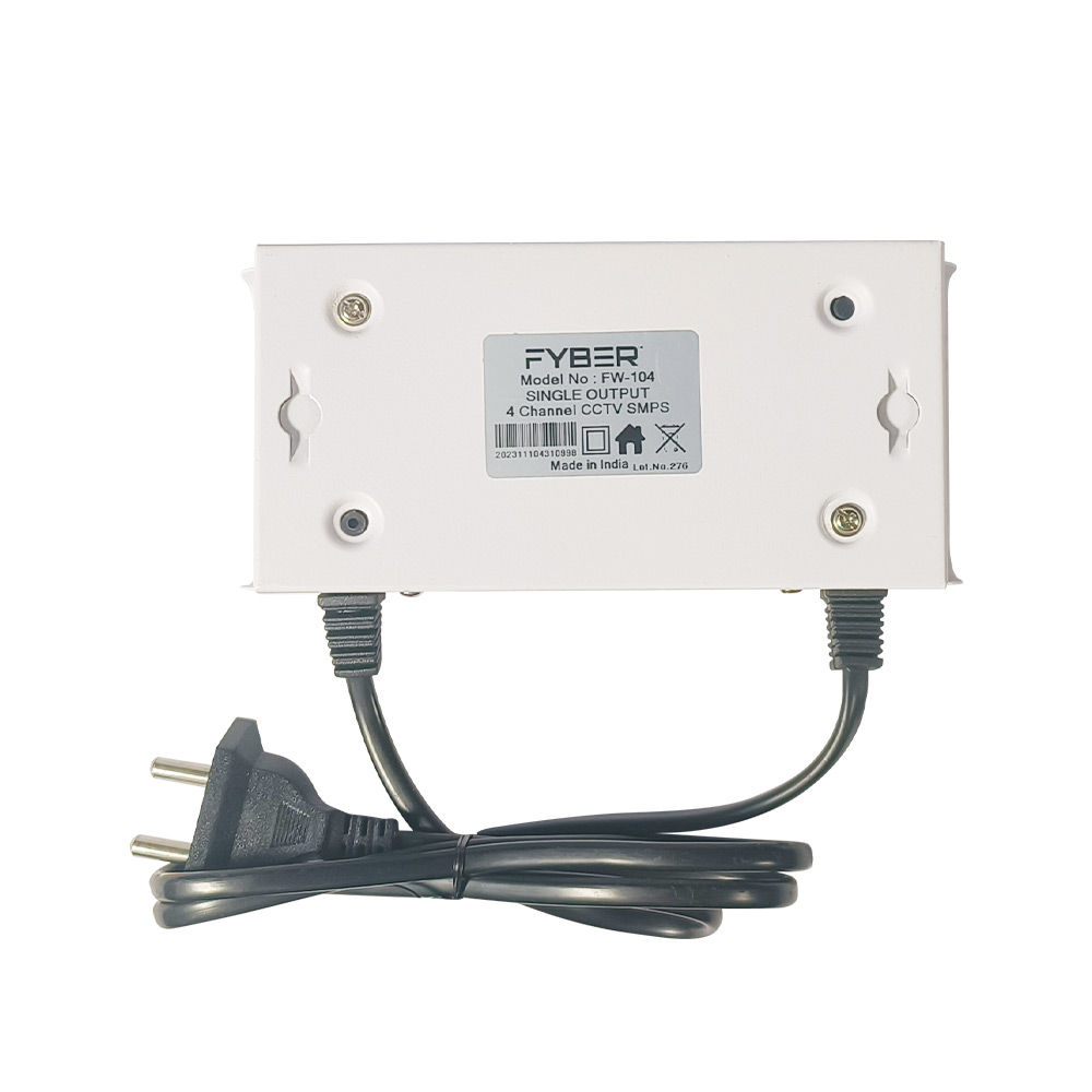 Fyber Insta Series 4 channel CCTV camera power supply